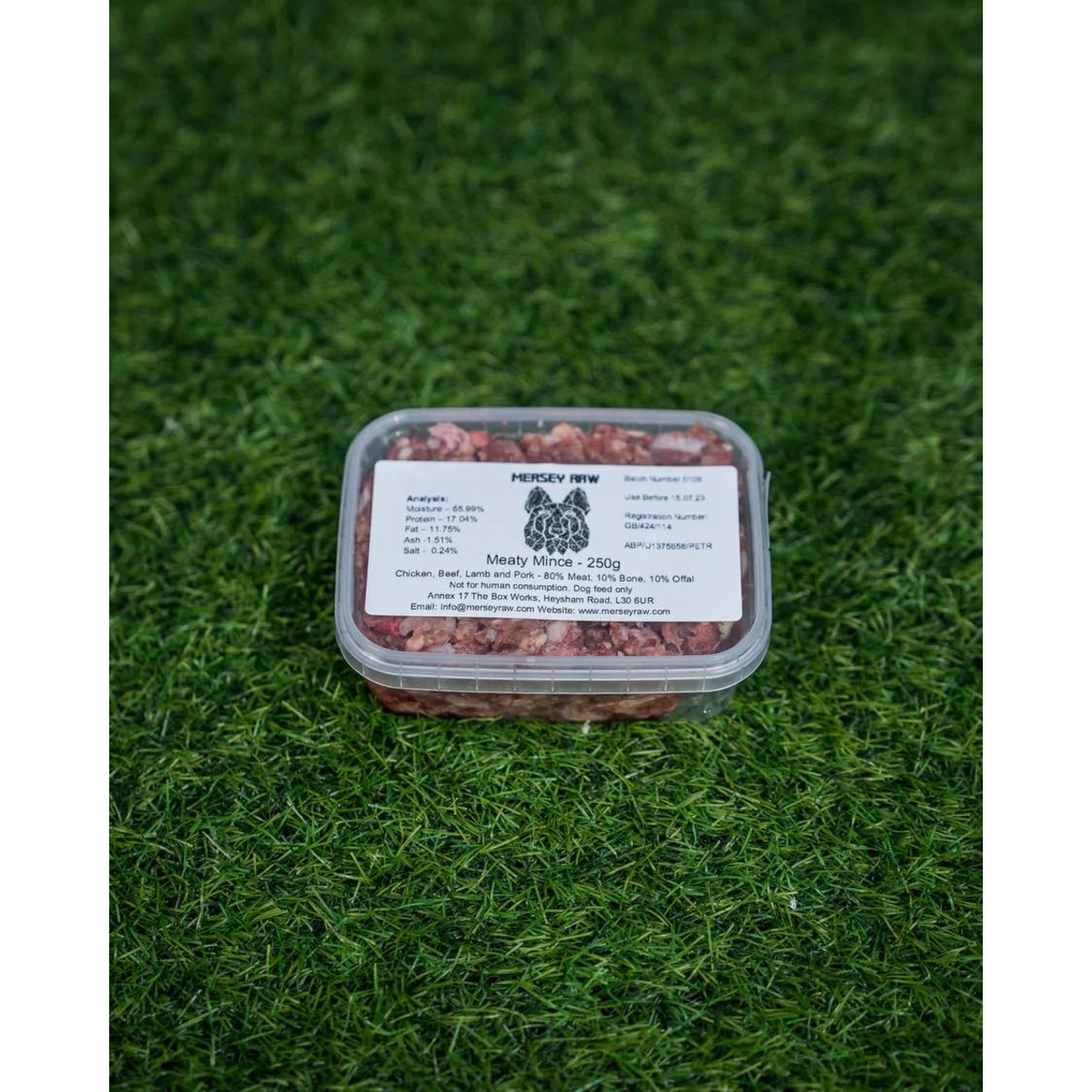 Mersey Raw 80:10:10 - Meaty Mince - Stefs Pet Pantry